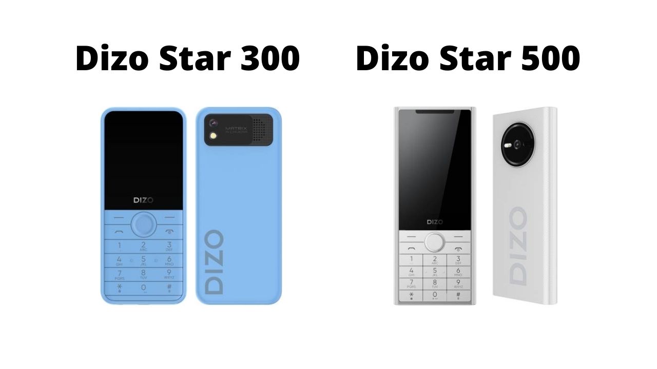 Dizo Star 300 and Star 500 launched in Nepal | feature phones of Realme ...
